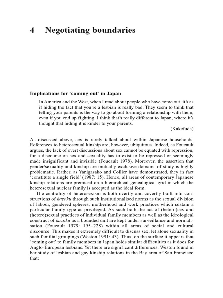 4 Negotiating Boundaries 25-05-04!18!55 00 | PDF | Lesbian | Gender