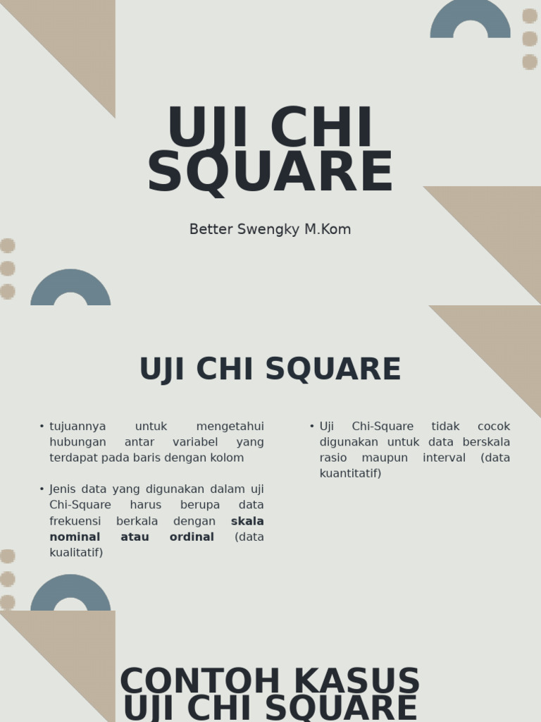 Uji Chi Square | PDF