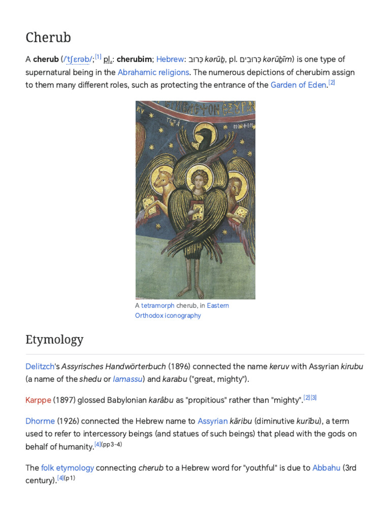 Cherub - Wikipedia | PDF
