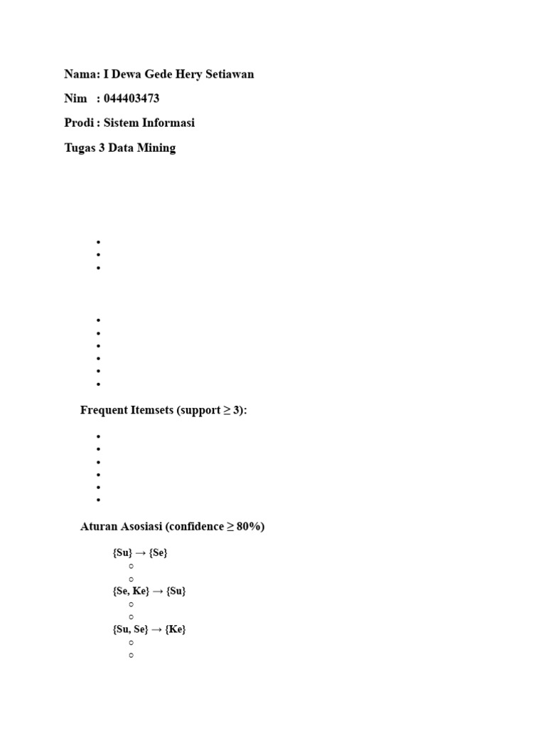 Tugas 3 Data Mining | PDF