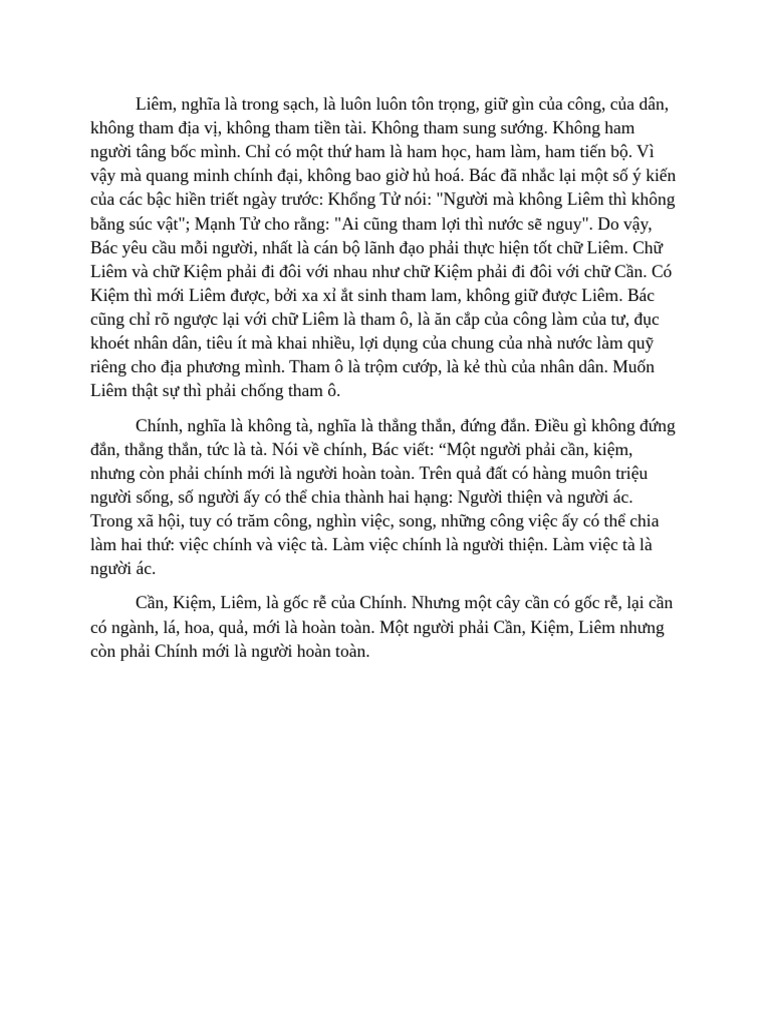 ND TT Hcm-Liêm, Chính | PDF