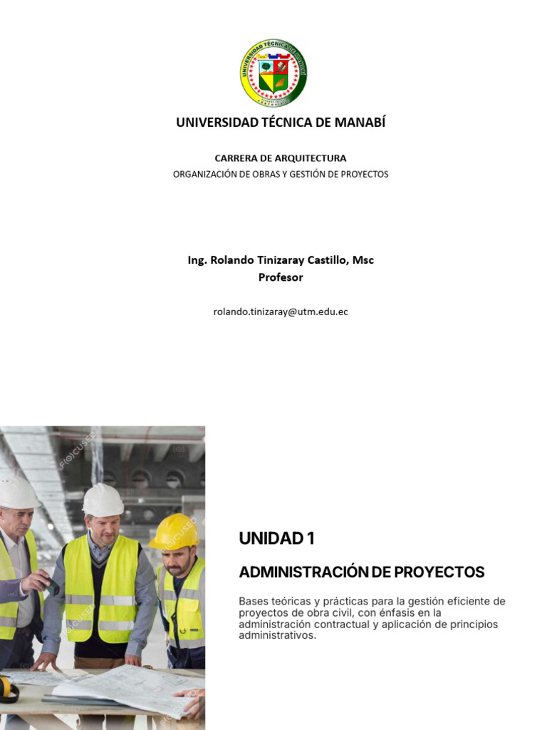 Gestión de Proyectos de Obra Civil | PDF | Gestión de proyectos ...