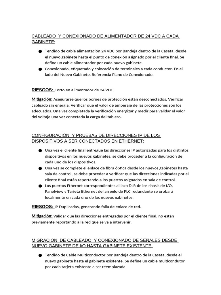 Detalles Actividades en Campo PABCA | PDF | Scada | Software