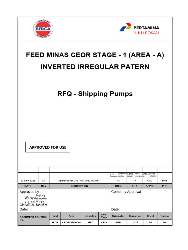 SLOS CEORCROA000 MEC CPO PHR 2014 00 - Rev0a | PDF | Pipe (Fluid ...