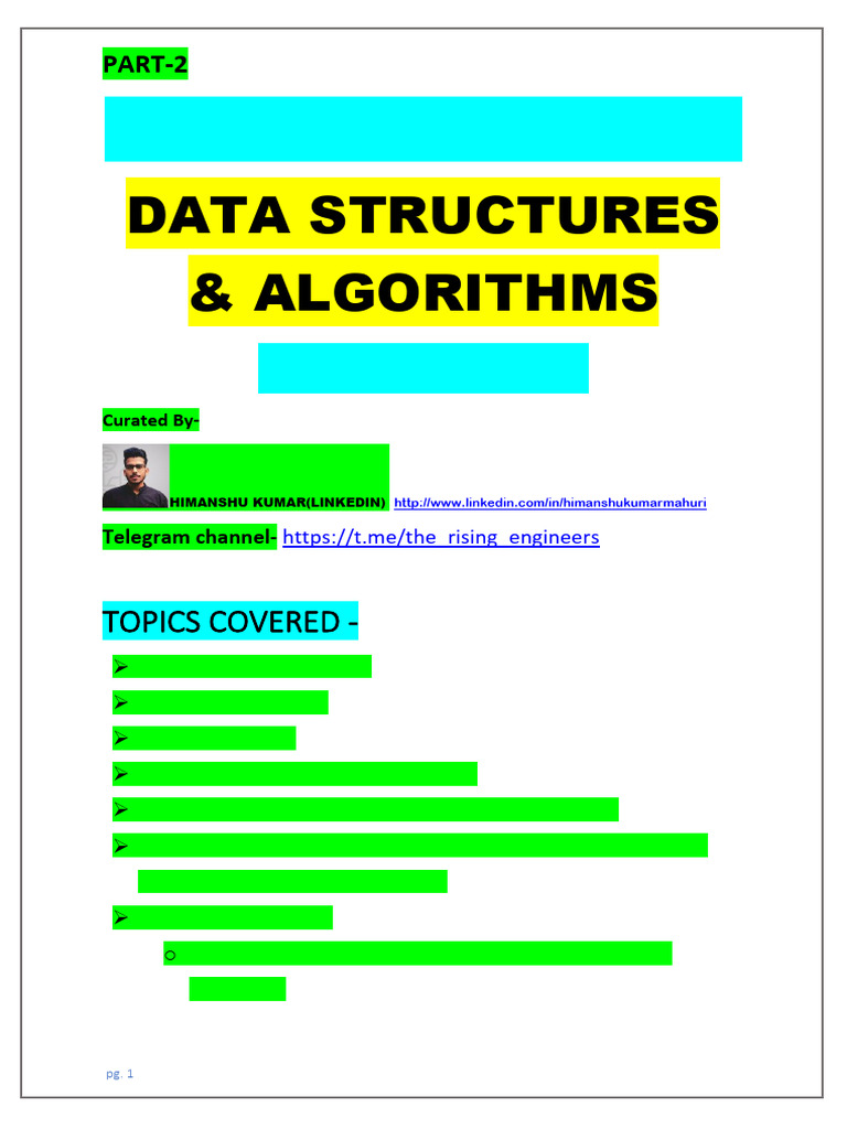 DSA Roadmap (Part 2) ?SWIPE | PDF | Theoretical Computer Science | Applied Mathematics