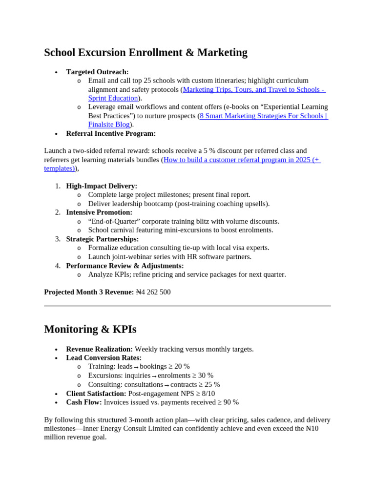 School Excursion Enrollment | PDF | Marketing | Business Economics