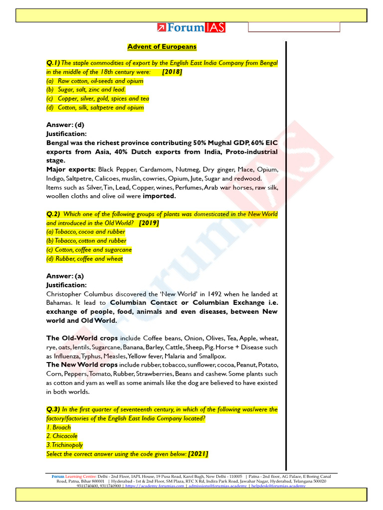 Modern History PYQ Research SC 2024 2014 1 @upscmartofficial | PDF