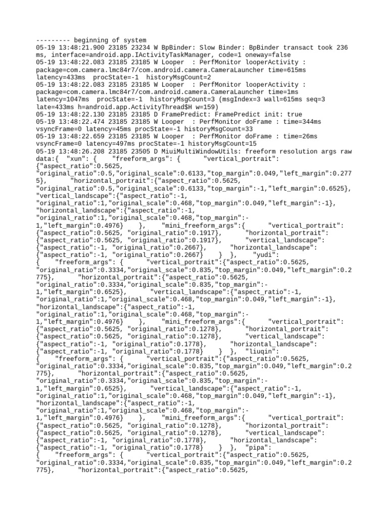 Log Cat 1747633715867 | PDF | Android (Operating System) | Java (Programming Language)