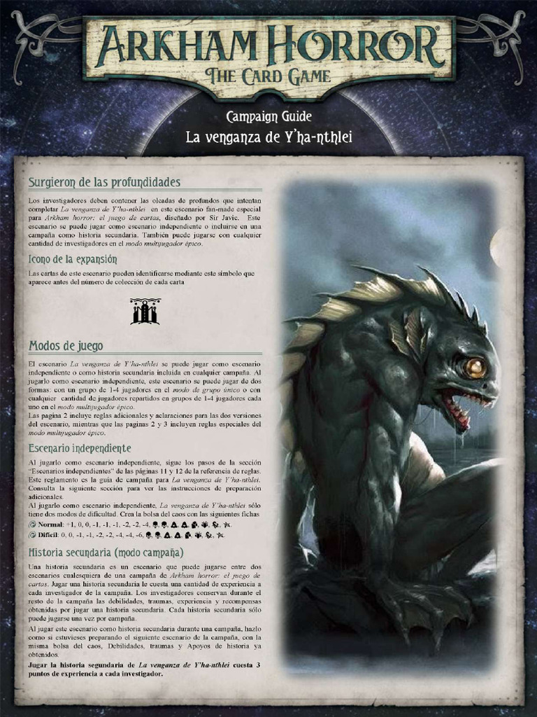 La-venganza-de-Y'ha-nthlei-Fronta 0.9l | PDF