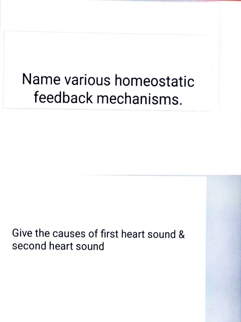 Physiology Spots | PDF