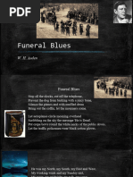 Funeral Blues Analysis Final | PDF | Poetry | Grief
