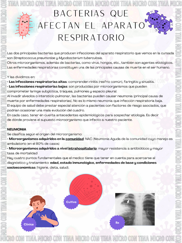 Bacterias Respiratorias 2025 | PDF