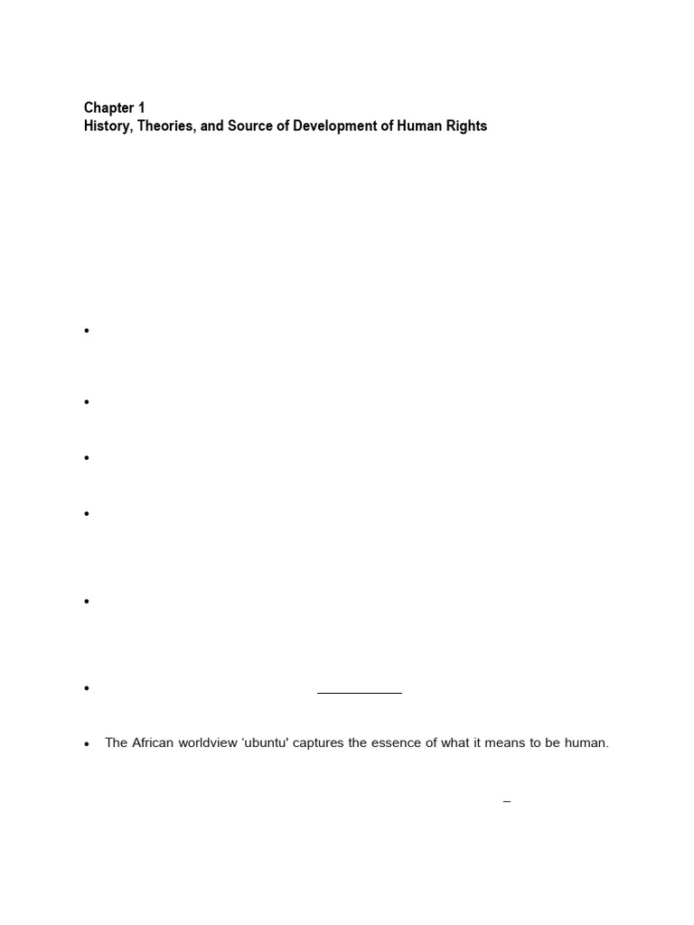 History and Development of Human Rights | PDF | Human Rights | Children ...