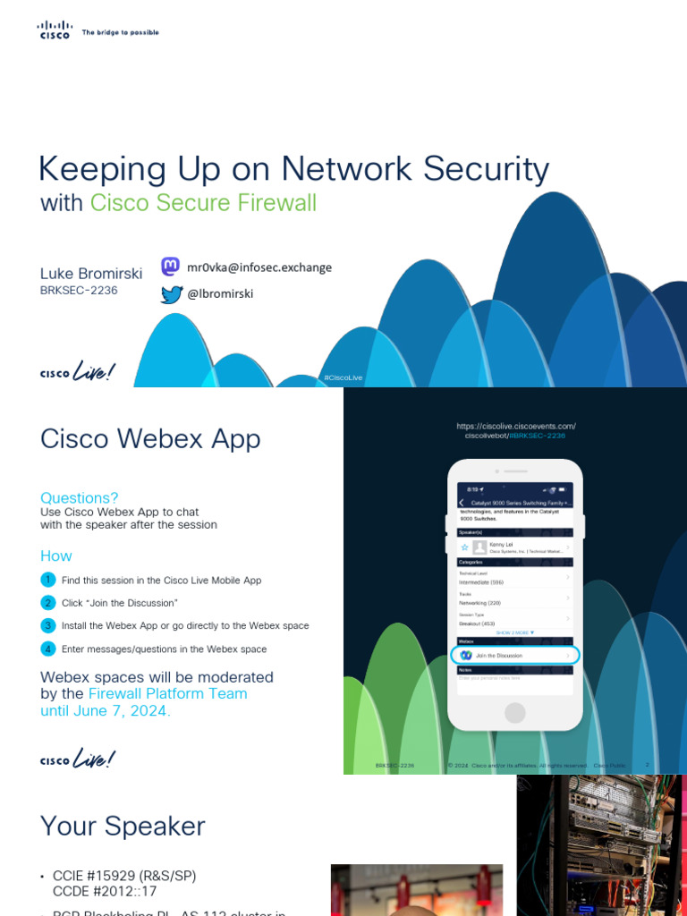 Keeping Up On Network Security W Cisco Secure Firewall | PDF | Firewall ...