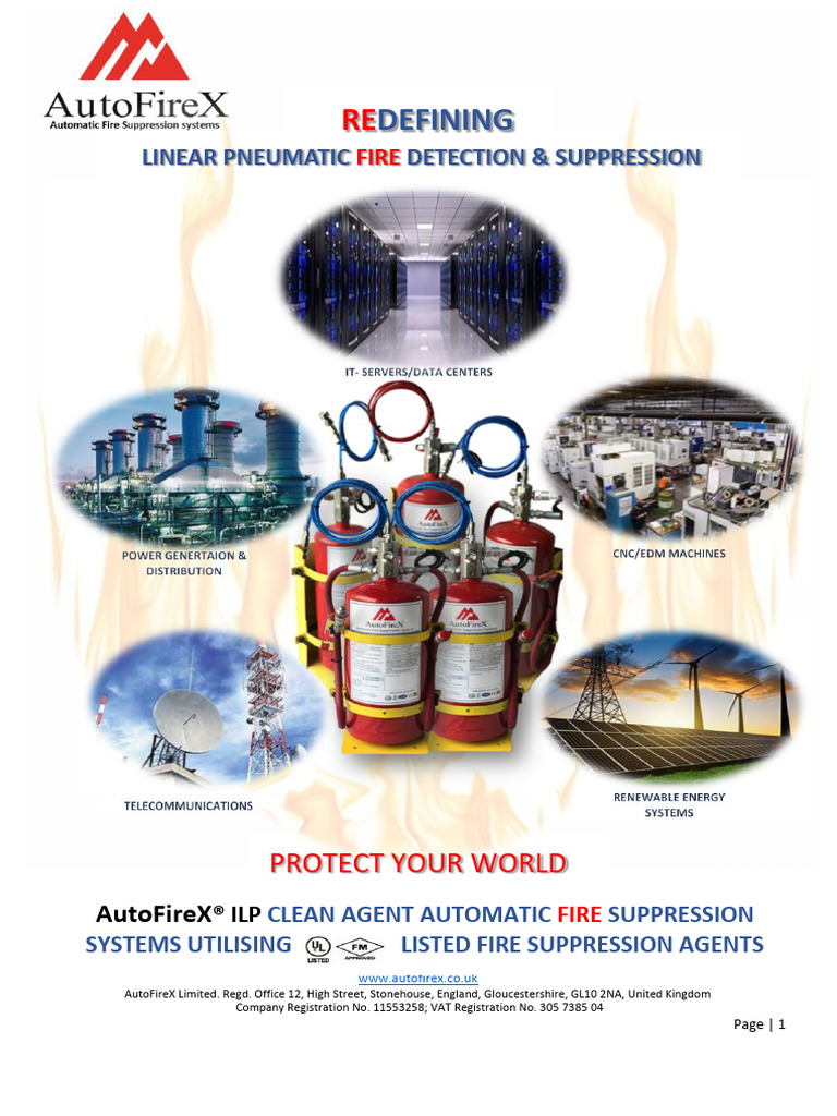 AFX ILP Clean Agent FK-5!1!12 System Brochure | PDF | Valve ...