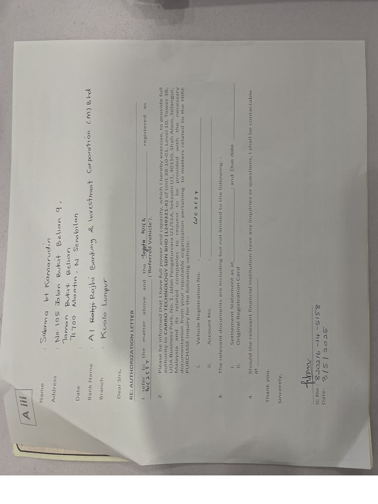 Wc253t HP Authorize Letter | PDF