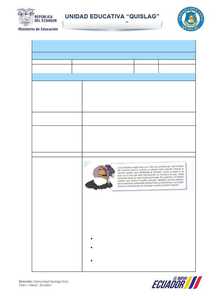 Fichas de Cívica y Acompañamiento Integral en El Aula 9no. Bgu para Modalidad No Presencial ...