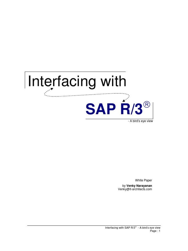 Sap Interface | PDF
