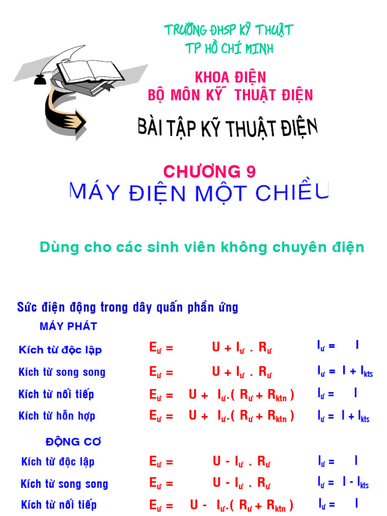 Ky Thuat Dien Bai Tap May Dien Mot Chieu | PDF