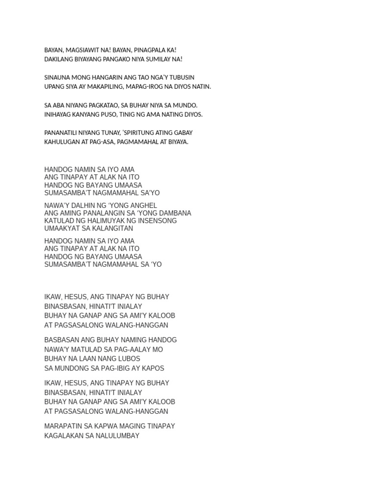 Bayan | PDF