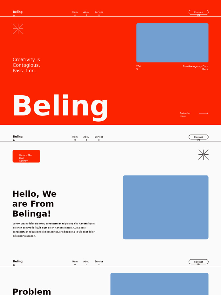 Belinga Creative Agency Pitch Deck | PDF | Business Economics | Marketing