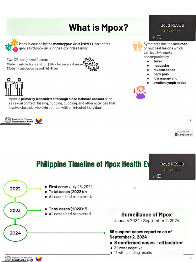 Mpox Situationer | PDF