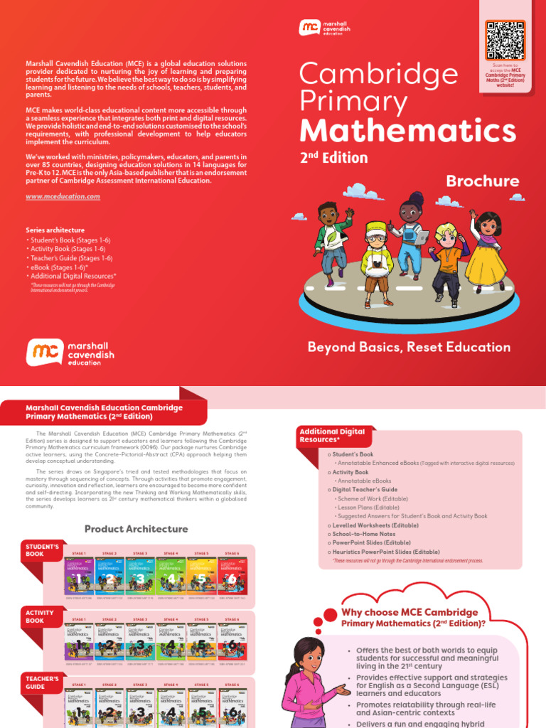 Mce Cambridge Primary Maths Brochure | PDF | University Of Cambridge | Human Communication