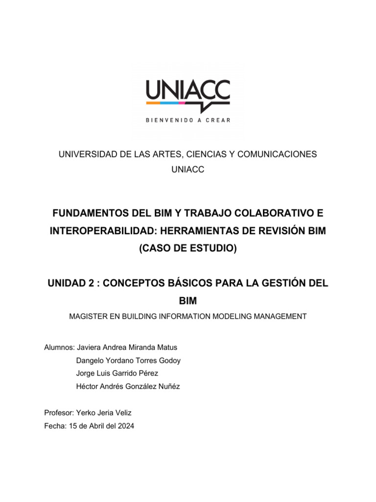 Fundamentos del BIM y Escenarios Colaborativos | PDF | Autodesk Revit ...
