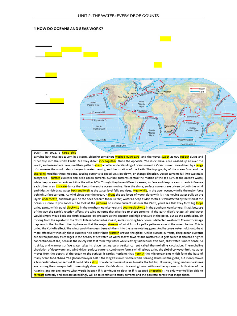 1 How Do Oceans and Seas Work | PDF | Oceans | Sea