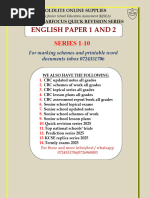 Cre Grade 8 Jss Comprehensive Notes | PDF