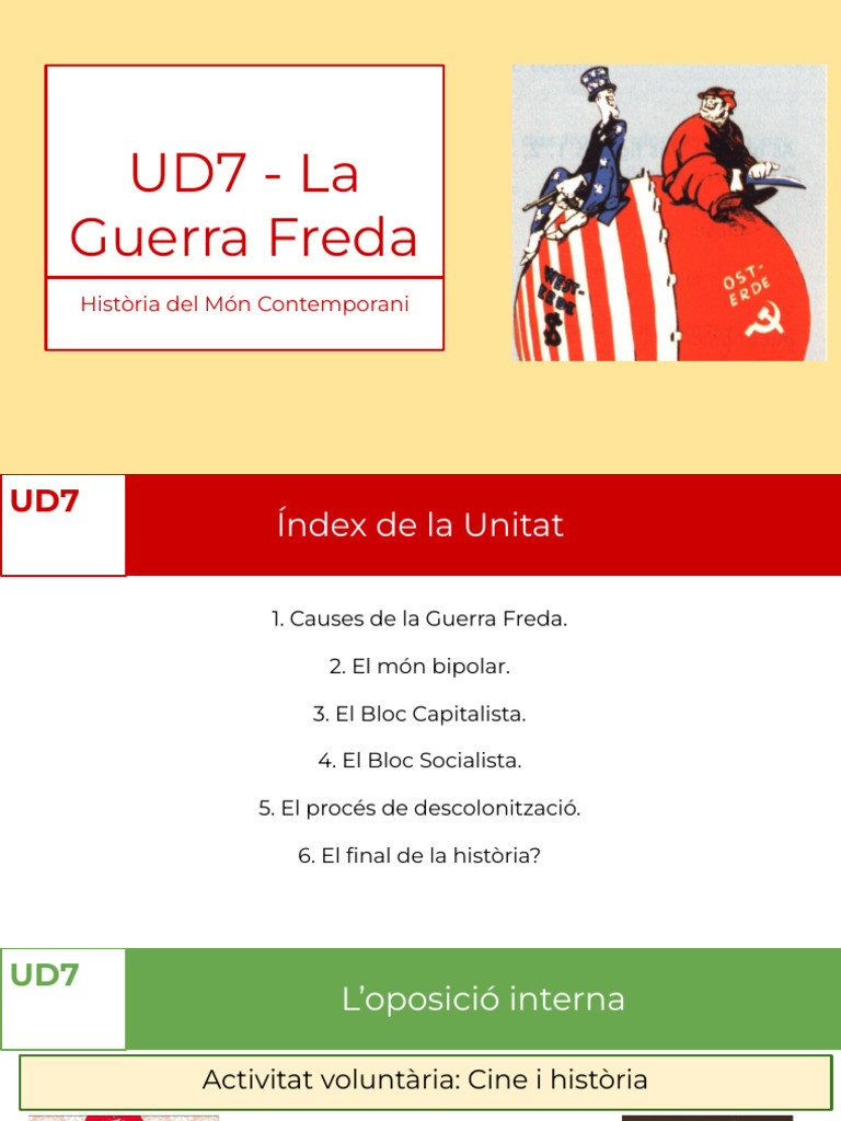 UD7 - La Guerra Freda | PDF