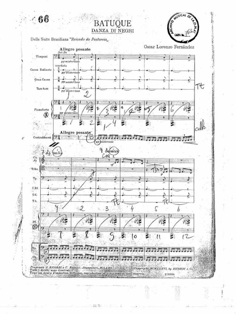 SCORE BATUQUE | PDF