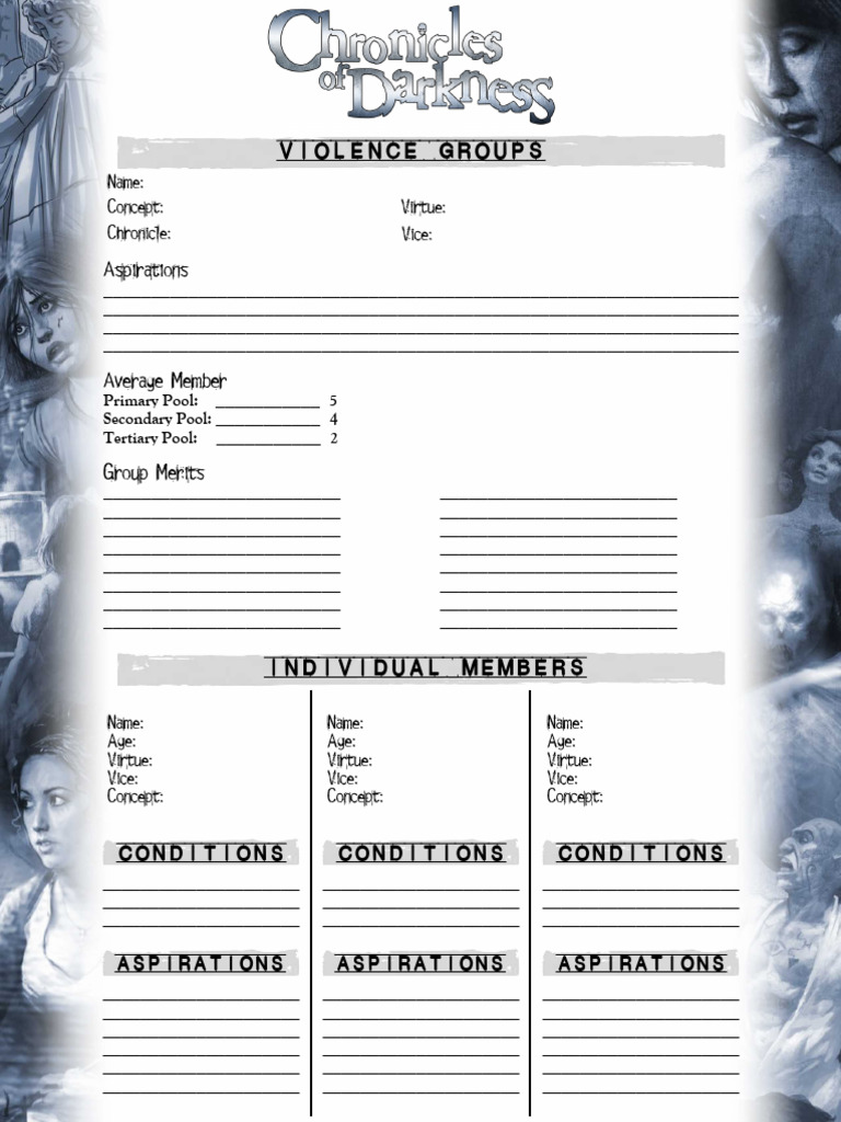 CofD ViolenceGroupsSheet Interactive | PDF | Psychology