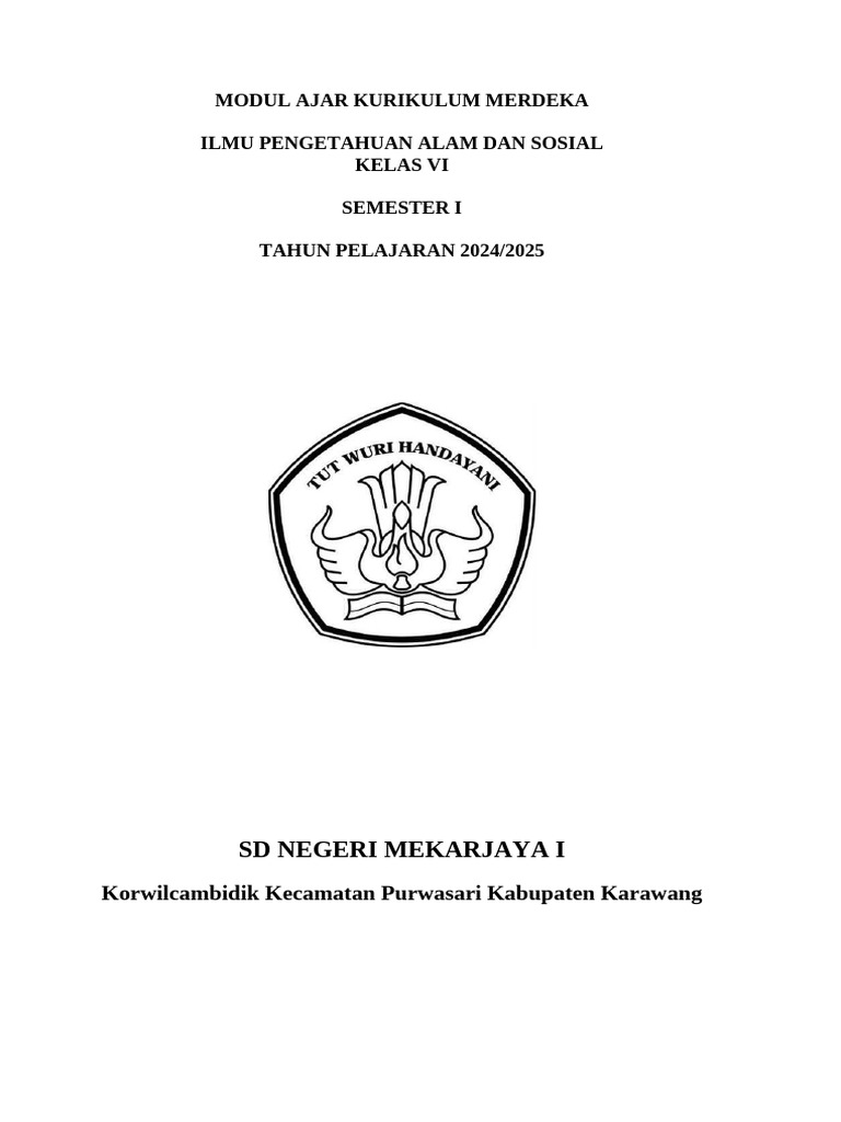 Modul Ajar Ipas Kls 6 | PDF