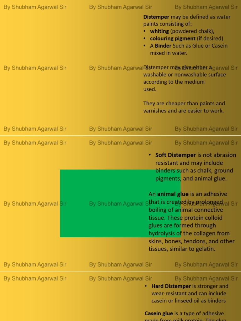 Distempering and Varnish | PDF | Varnish | Resin