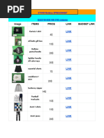 Mulebuy Spreadsheet for Shoes & Apparel | PDF | Sneakers | Shoe