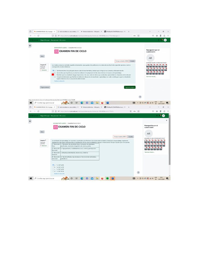 Examen Fin de Ciclo | PDF