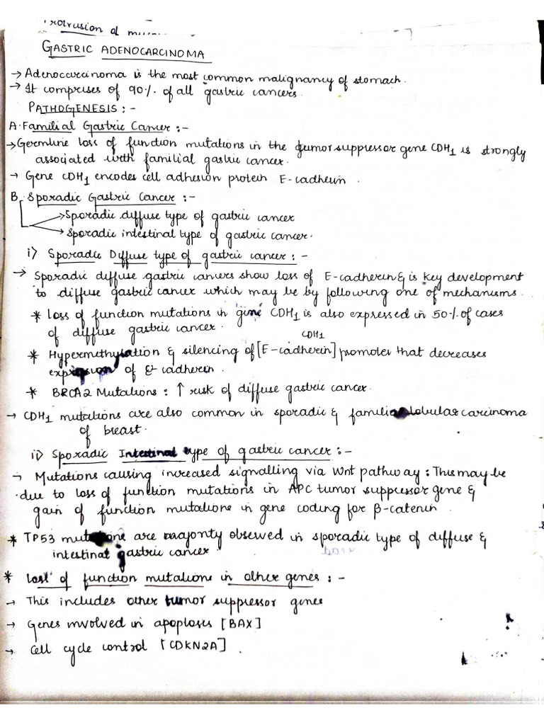 GIT and CVS Systemic Pathology Notes PDF | PDF