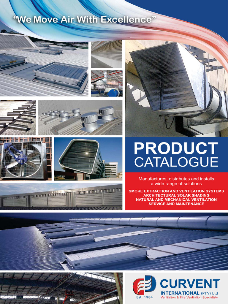 Curvent Cat Smoke Control Louvers | PDF | Ventilation (Architecture ...