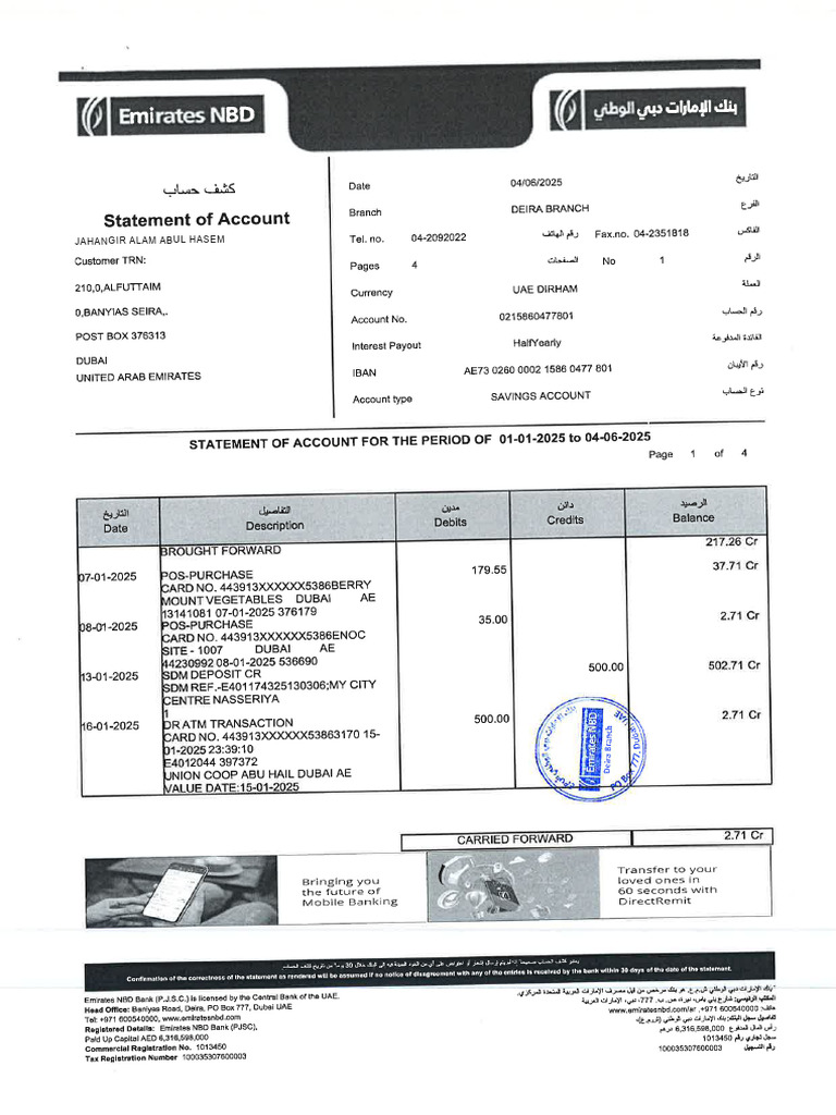 AccountStatement N | PDF
