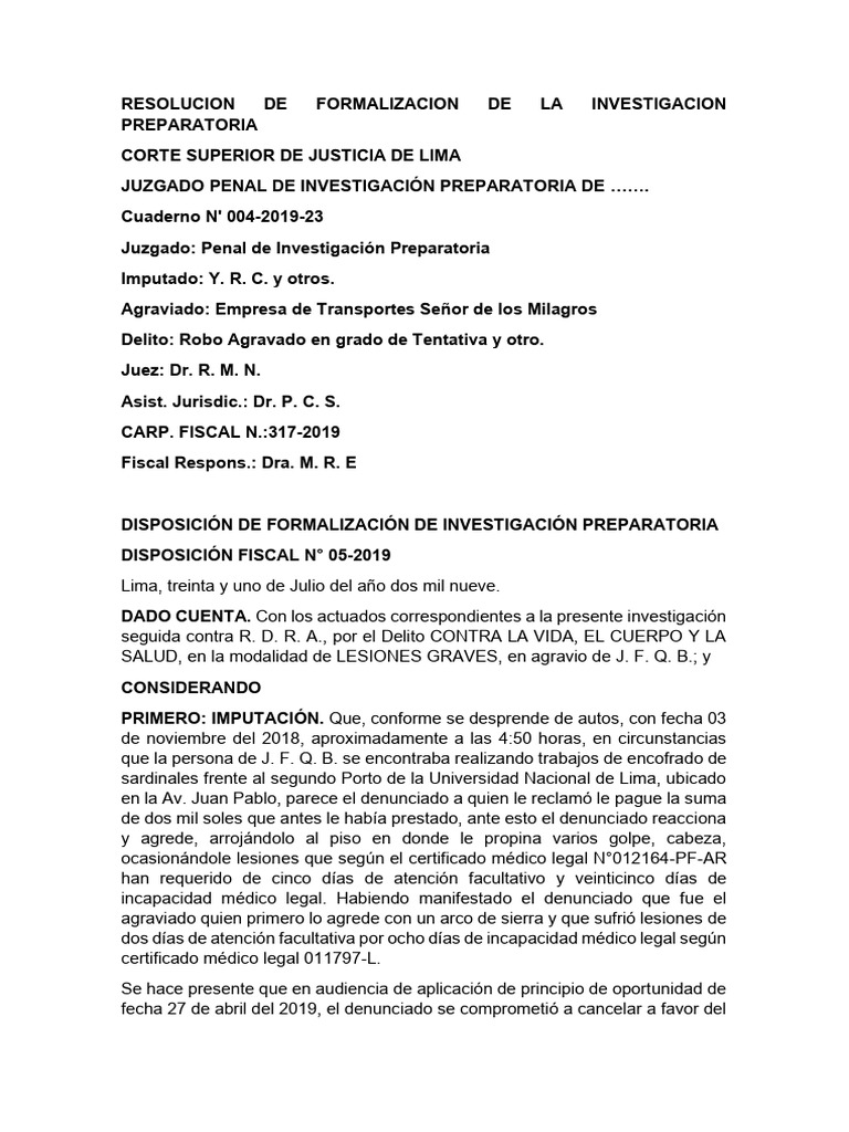 Modelo de Formalizacion Fiscal | PDF