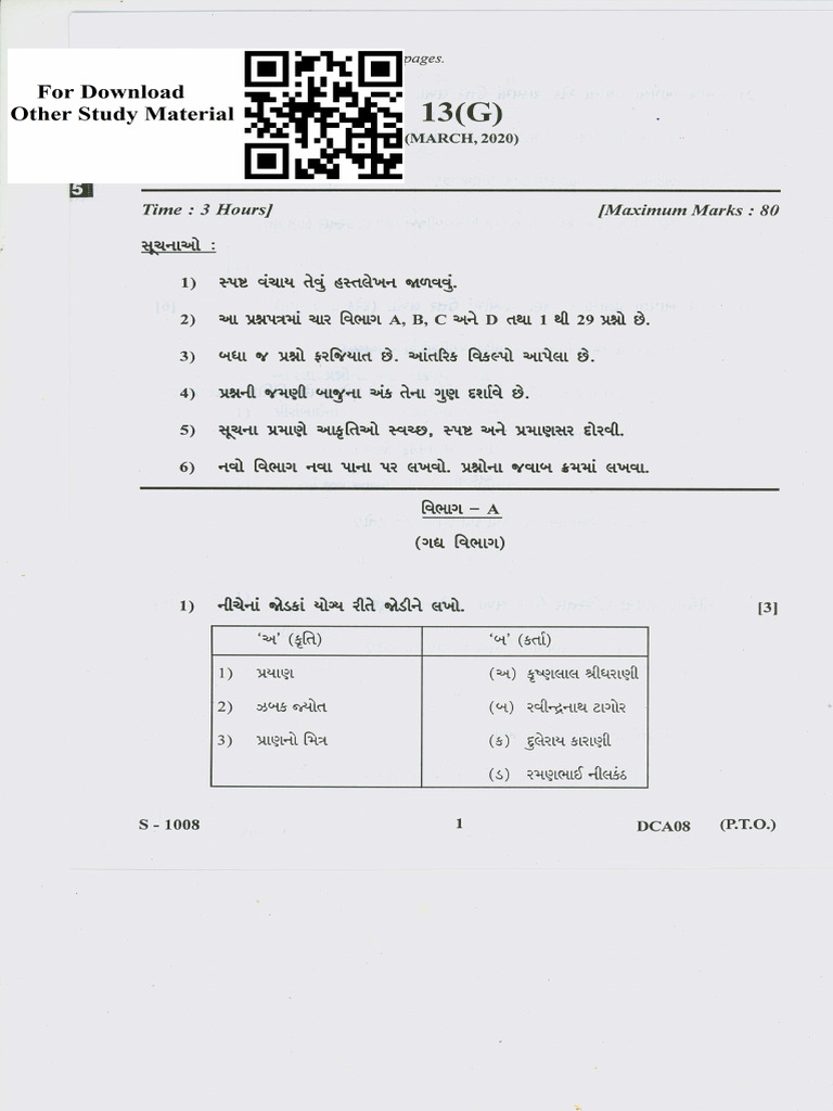 TRTI PYQ Question Paper March 2023 | PDF