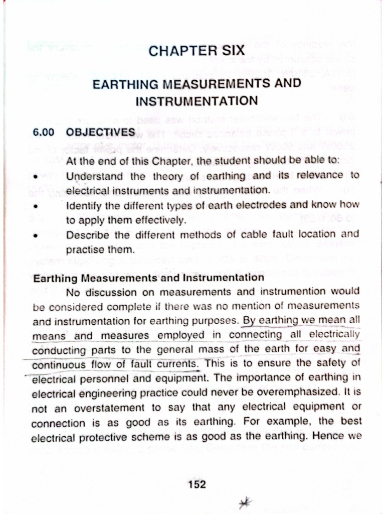 Earthing Measurements and Instruments | PDF