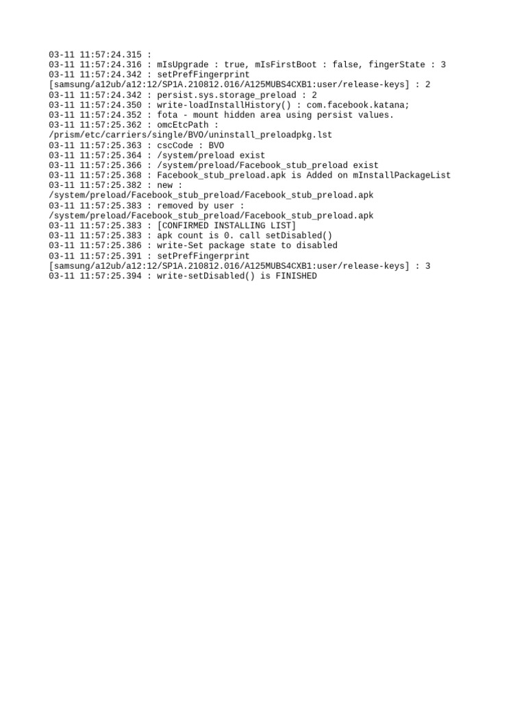 Preload Installer | PDF
