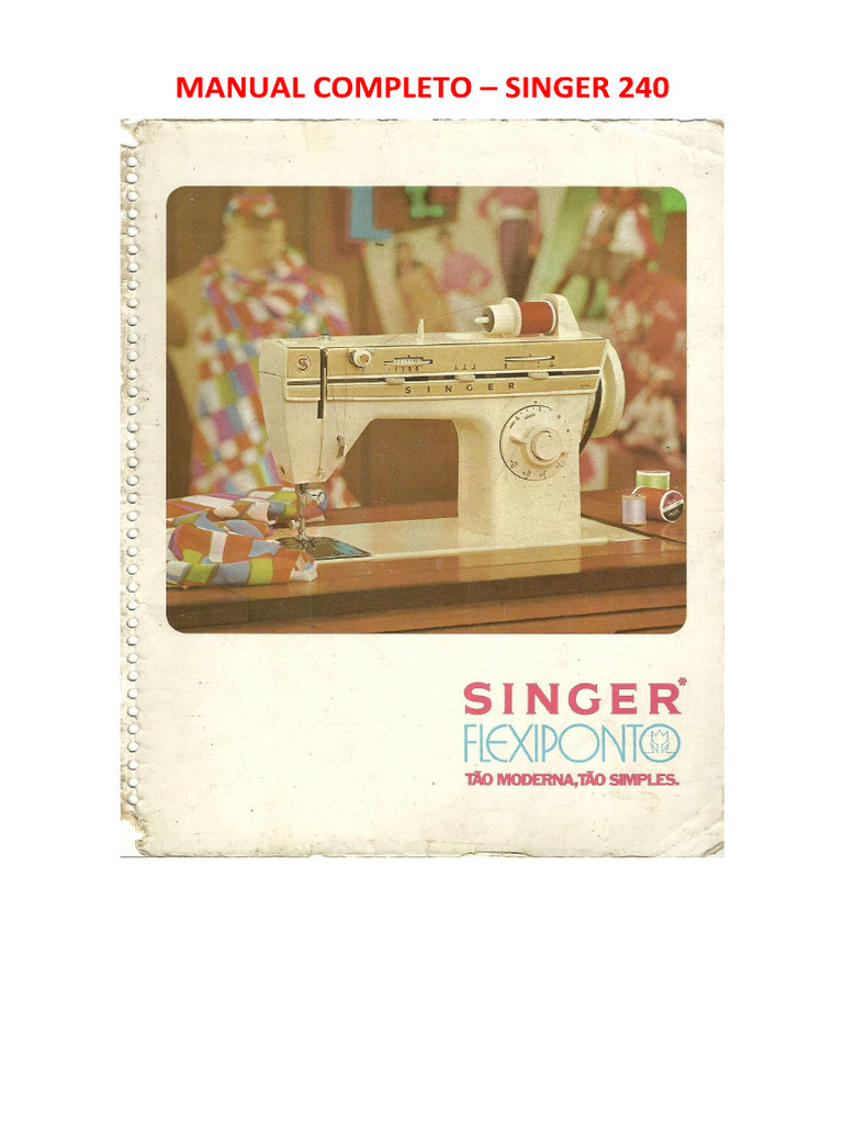 Manual Singer 240 Flexiponto | PDF