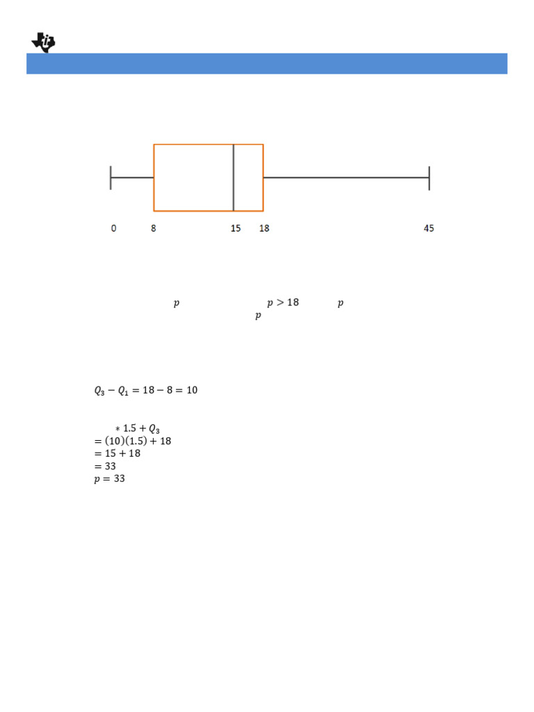 Five Figure Summary - IB Question | PDF