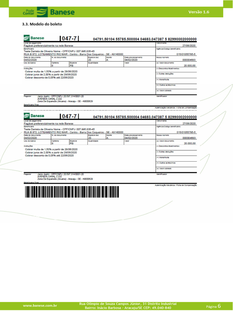 Modelo-de-Boleto 250604 124540 | PDF