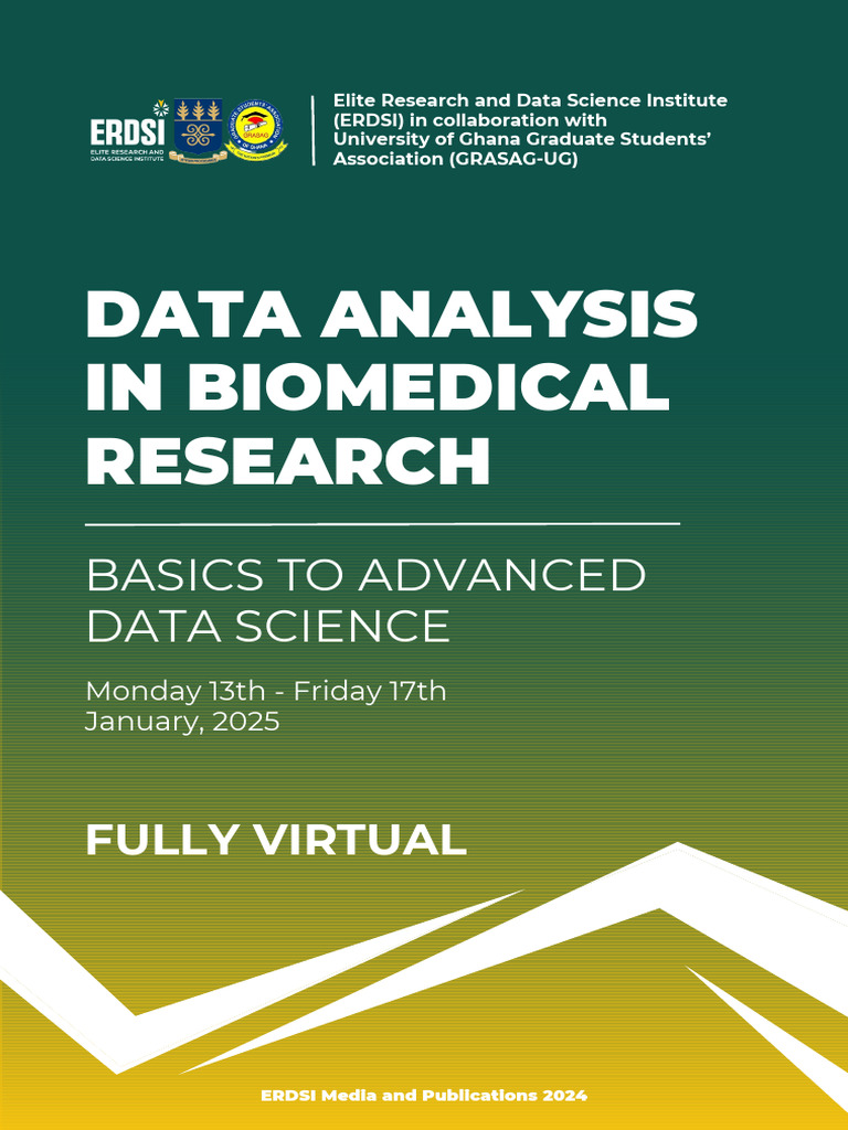 Data Analysis in Biomedical Research (ERDSI) | PDF | Statistics | Data