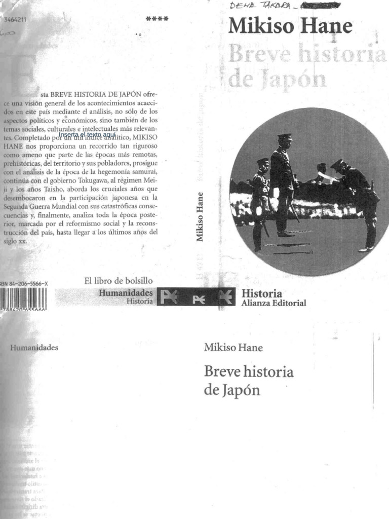 Hane Misiko Breve Historia de Japc3b3n | PDF