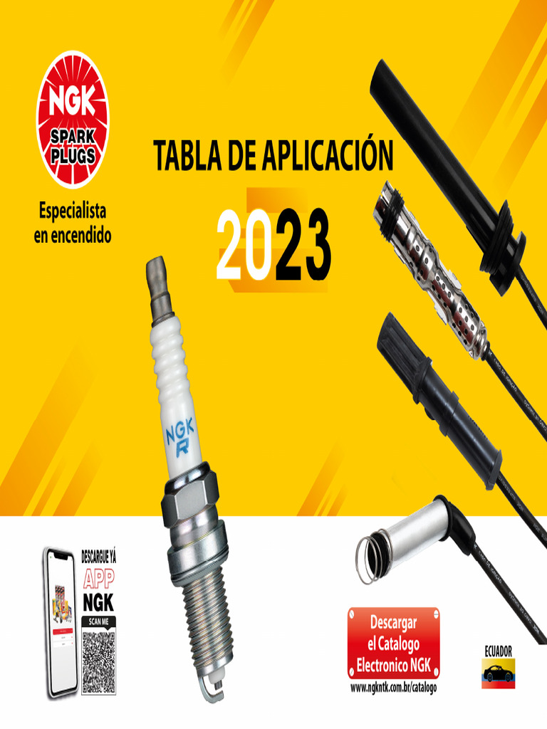 Catálogo NGK 2023 | PDF | Vehículo de motor | Estilos de carrocería